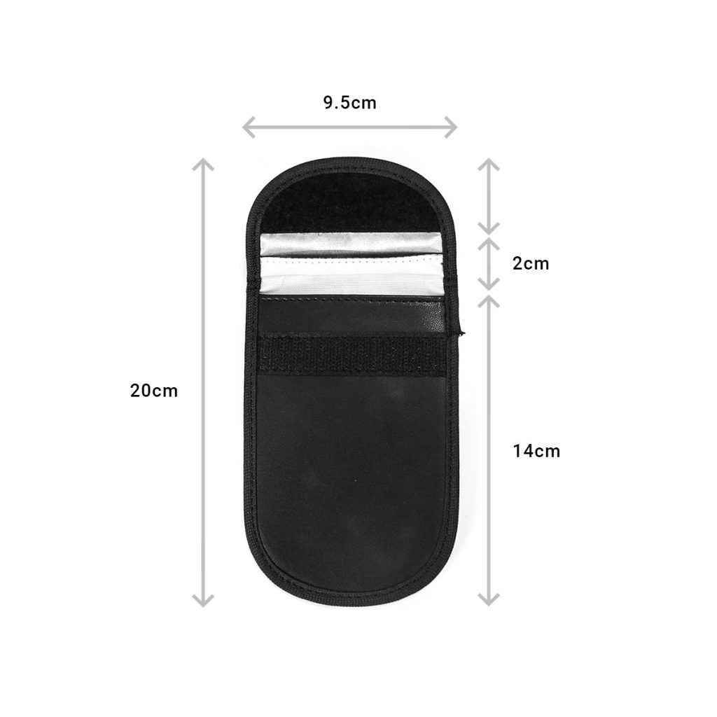 Disklok RFID Faraday signal blocking wallet, 14cm – Disklok UK
